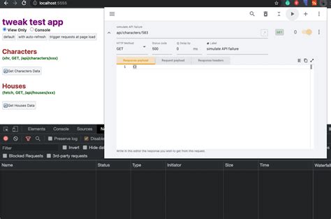 How To Simulate Request Errors Tweak