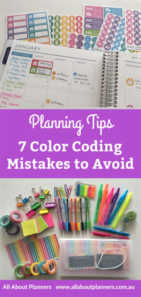 Color Coding Mistakes To Avoid In Your Planner Or Bullet Journal Artofit