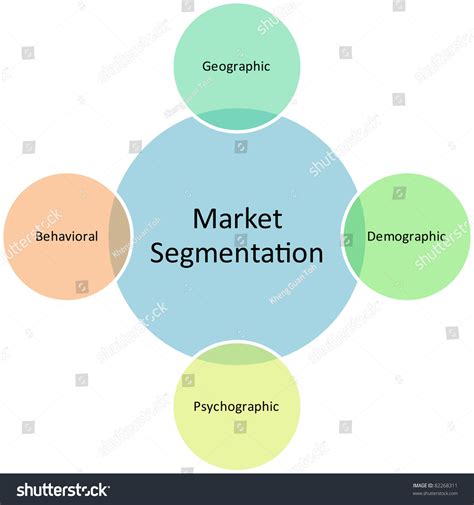 Market Segmentation Business Diagram Management Strategy Stock Vector 82268311 Shutterstock