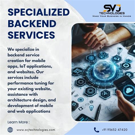 Svj Technologies On Linkedin Backendservices Mobileapps Iot