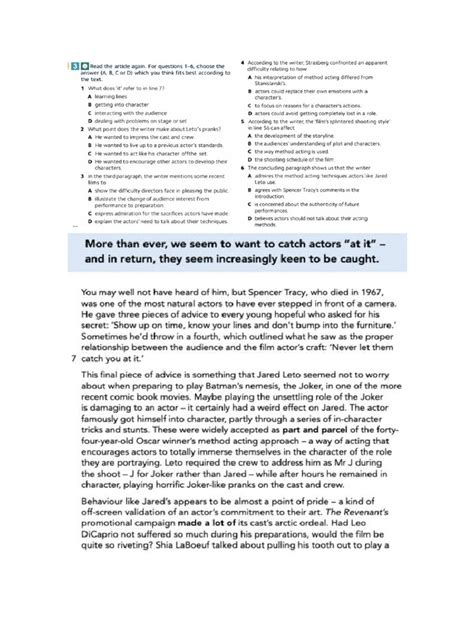 Unit 6 Reading Comprehension C1 Pdf