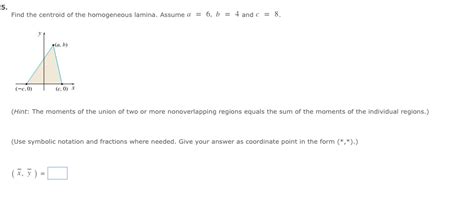 Solved 10 Calc Ii Questions Center Of Mass Centroid The
