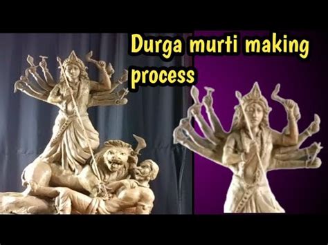 Durga Murti Making Process Clay Durga Murti Easy To Make Youtube