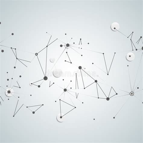 Vector Connect Lines And Dots Plexus Background Stock Vector Illustration Of Background