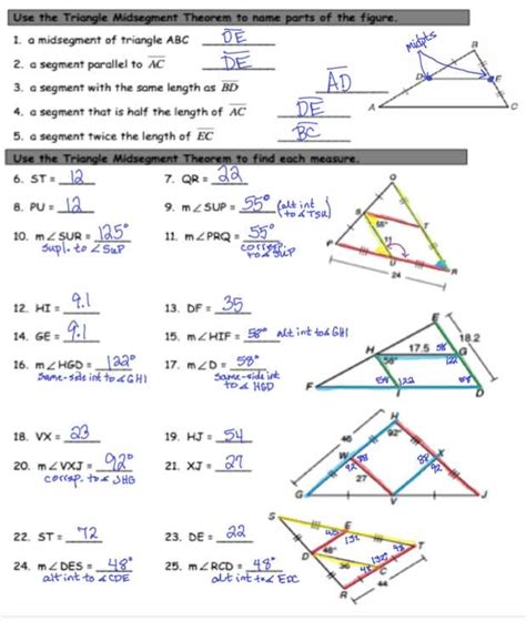 The Ultimate Answer Key To Homework 1 Triangle Midsegments Revealed