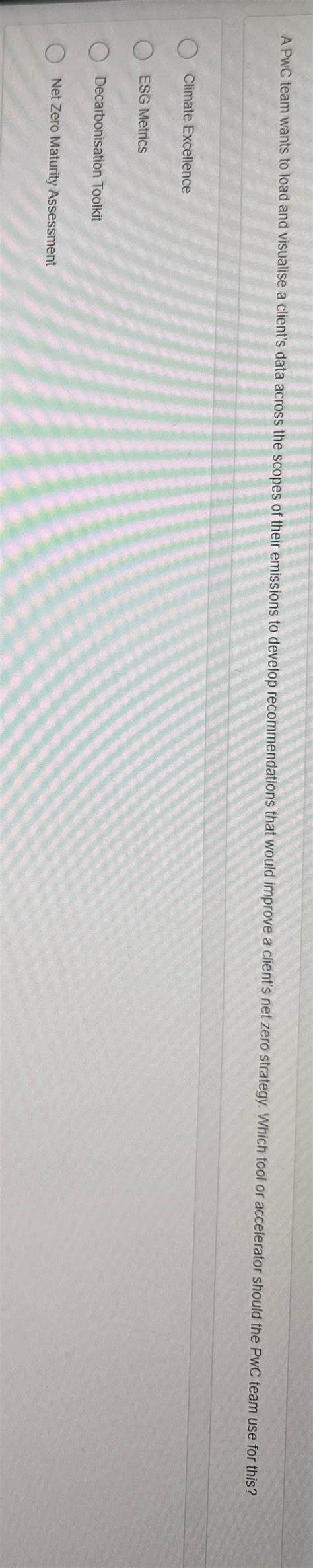 Solved A Pwc Team Wants To Load And Visualise A Client S