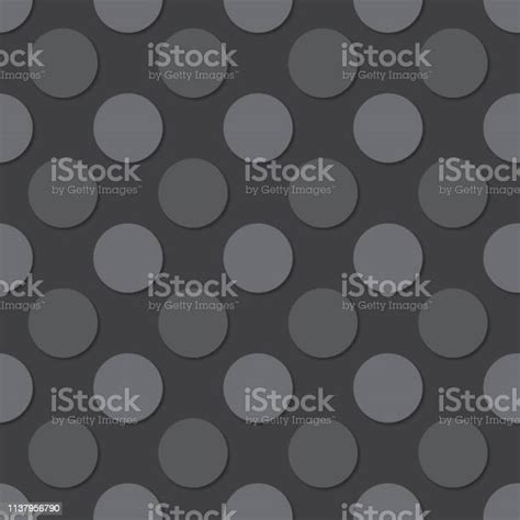 폴카 도트 완벽 한 패턴입니다 3d 벡터 배경입니다 레트로 스타일의 인쇄 0명에 대한 스톡 벡터 아트 및 기타 이미지 0명 3차원 형태 그림자 Istock