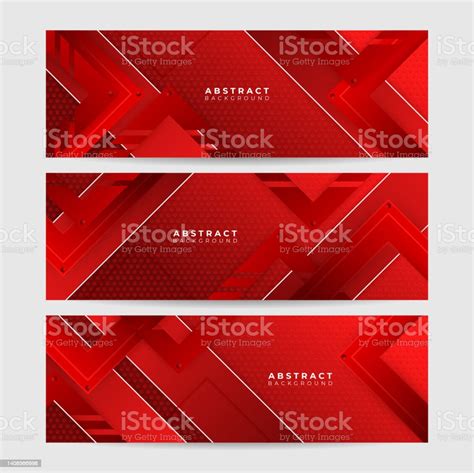 추상 빨간색 금속 탄소 중립 겹침 라이트 육각형 메쉬 디자인 현대 럭셔리 미래 기술 배경 게임 기술 와이드 배너 벡터 일러스트 레이 션 0명에 대한 스톡 벡터 아트 및 기타