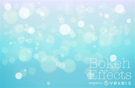 Blue Bokeh Background Design Vector Download