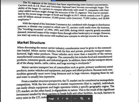 Solved The Motor Carrier Industry Is Probably The Most