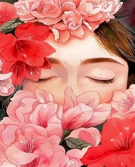 Девочка С Цветами Рисунок 59 Фото