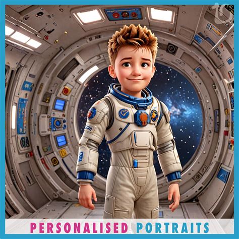Custom Boys Space Portrait Son Party T Custom Annimation Style