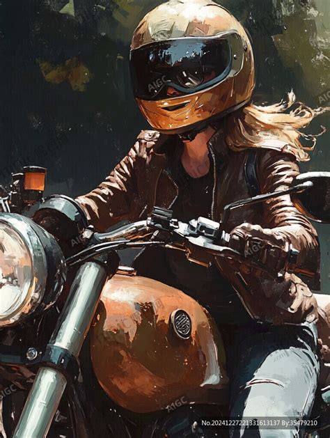 Ai创作图女性摩托车 光影隧道骑摩托的女孩 骑摩托女孩 摩托车主视 女士摩托 摩托车女孩 女摩托车手 女士摩托车 骑摩托车女人 女装摩托 厚涂插画 原创厚涂 速涂插画 摩托车爱好者 摩托车
