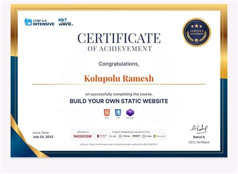 kolupolu ramesh on linkedin html css bootstrap nxtwave ccbp ccbpian rahulattuluri…