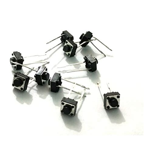 2 pin tactile switch micro mini push to on button 10 pcs robodo