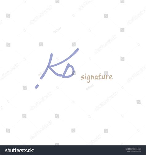 Initial Kd Beauty Monogram Elegant Logo Stock Vector Royalty Free 1951464823 Shutterstock