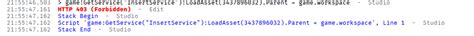 403 Forbidden Error Using InsertService Scripting Support