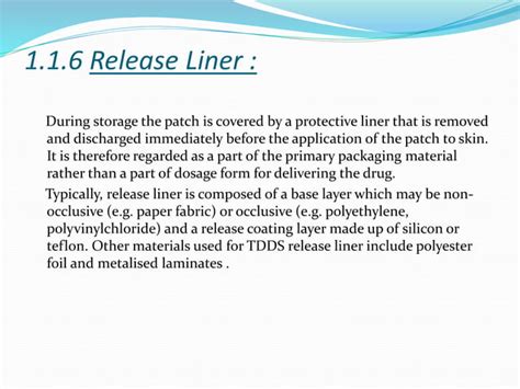 Formulation And Evaluation Of Tdds Pptx