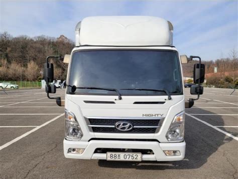 중고 35톤윙바디 현대 올뉴마이티 전중딜화물차