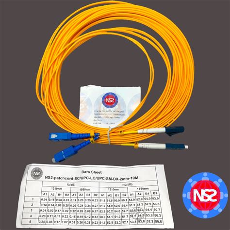 Jual Patchcord M Mm Sc Upc Lc Upc Duplex G A High Quality Patch Cord Meter Sc Upc To Lc