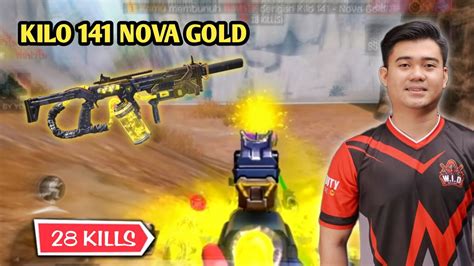 Solo Vs Squad Pakai Skin Kilo 141 Nova Gold Legendary Codm