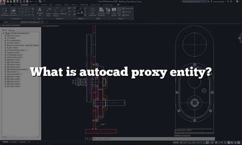what is autocad proxy entity