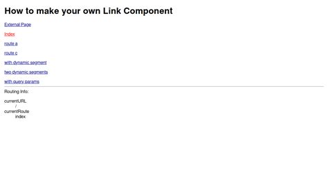 Custom Link Component Codesandbox