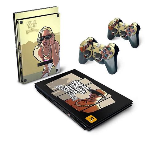 Ps2 Slim Skin Gta San Andreas Pop Arte Skins