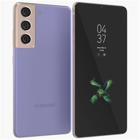 Samsung Galaxy S21 5g Phantom Violet 3d Model 39 3ds Blend C4d