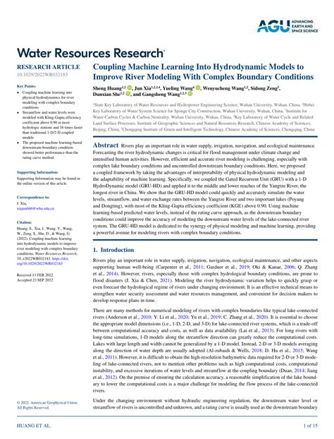 Coupling Machine Learning Into Hydrodynamic Models To Improve River Modeling With Complex
