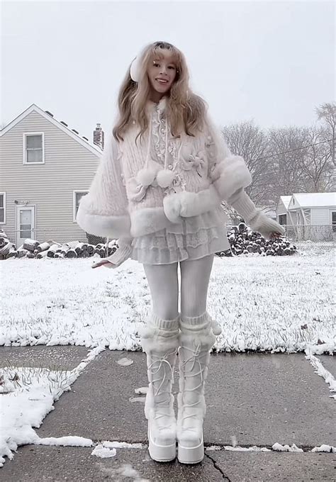 Coquette Outfit Inspo Winter White Outfit Inspo Cutecore Winter