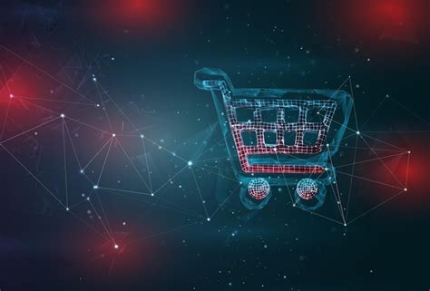 Premium Vector Object On Abstract Gray Blue Background With Red Flashes