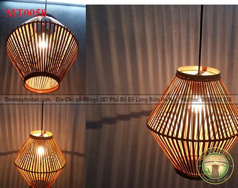 Đèn Mây Tre Đan Mt 0058 Đèn Mây Tre đan