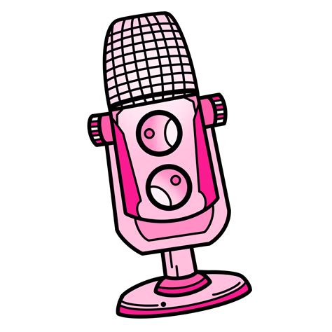 The Pink Microphone 12892176 Png