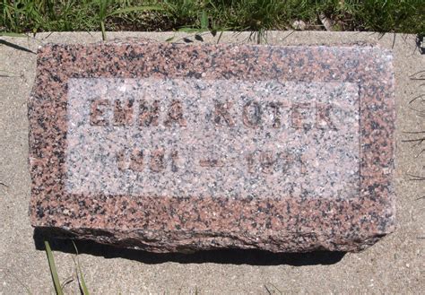 Emma Emily Benesh Kotek 1881 1971 Find A Grave Memorial