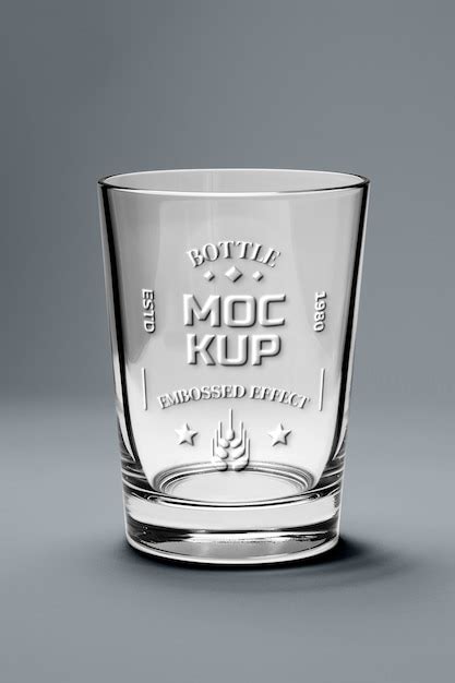 Premium Psd Glass Logo Effect Mockup