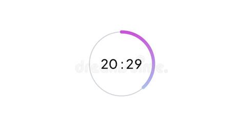 42 Seconds Digital Timer Countdown Animation Is Isolated On White Background 42 Sec Countdown