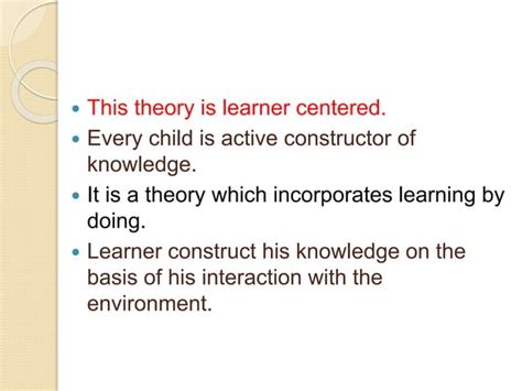 Understanding Constructivism Pptx Primary Education Education