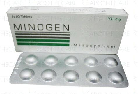 Minogen Tab 100mg 1x10s