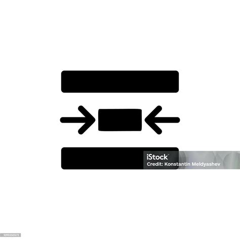 센터 텍스트 아이콘입니다 텍스트 편집기의 간단한 문양 벡터 Ui와 Ux 웹사이트 또는 모바일 응용 프로그램에 대 한 아이콘을 설정 0명에 대한 스톡 벡터 아트 및 기타