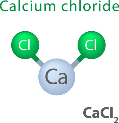 Calcium Chloride Structure Ball And Stick
