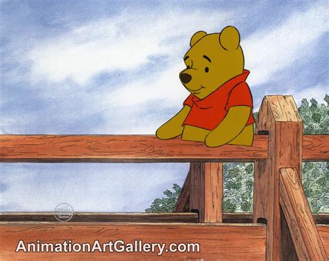 Production Cel Of Winnie The Pooh From Winnie The Pooh And A Day For Eeyore