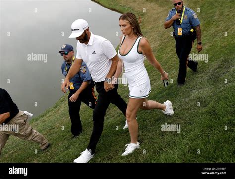 Dustin Johnson Paulina Gretzky Golf