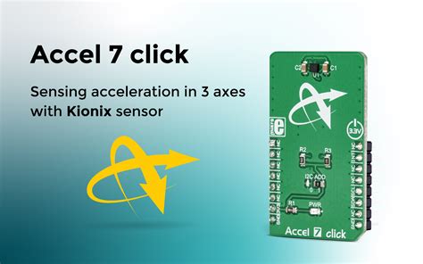 Tri Axis Digital Accelerometer Accel 7 Click Has Arrived Mikroe