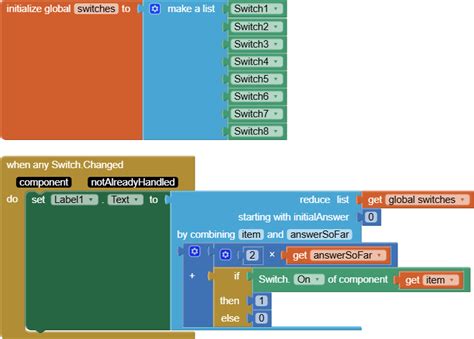 creating a byte from bits mit app inventor help mit app inventor community