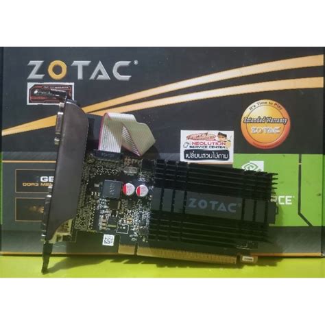 การ์ดจอ Zotac รุ่น Nvidia Geforce Gt 710 2gb Ddr3 No Box มือสอง ไม่มีกล่อง Shopee Thailand