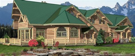 Nahanni Log Home Design By The Log Connection