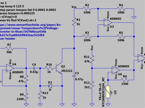 Maximal Linearity For Temperature Sensing With Ntc Ltspice