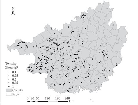 5 Zhuang Place Name Ratios In Guangxi By The Fca Method Download Scientific Diagram