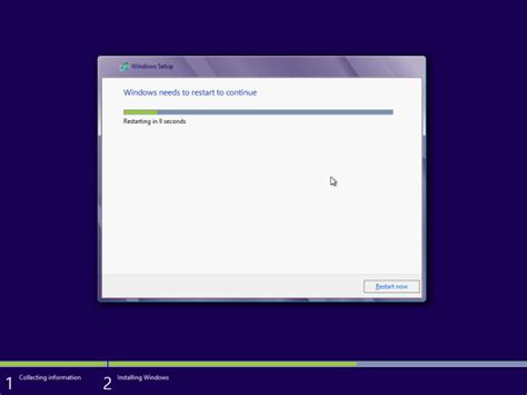 Why Is There A 10 Seconds Restart Delay During The Windows Installation